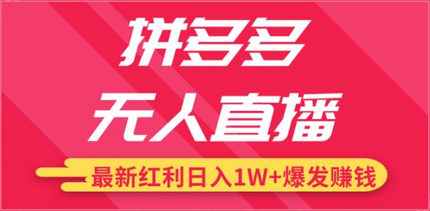 拼多多无人直播推广方法图标
