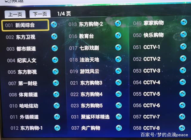 电信机顶盒怎么调出电视台节目图标