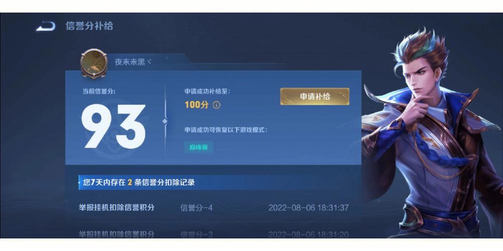 穿越火线怎么增加信誉分图标
