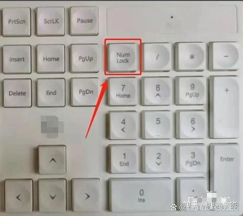 小键盘成了上下左右了图标