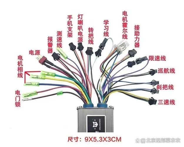 电动车的控制器接线图图标