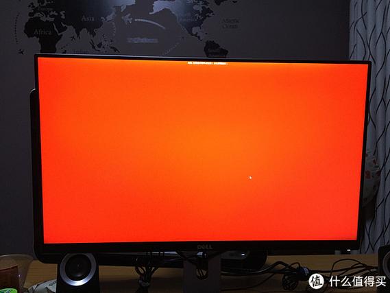 电脑显示器橙色灯不显示画面图标