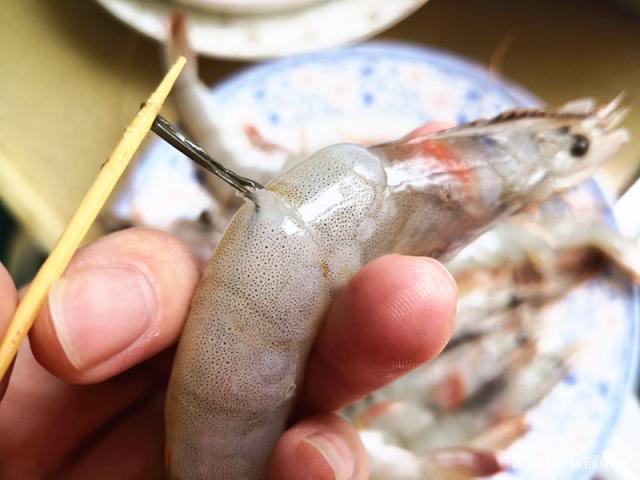 基围虾怎么去虾线图标
