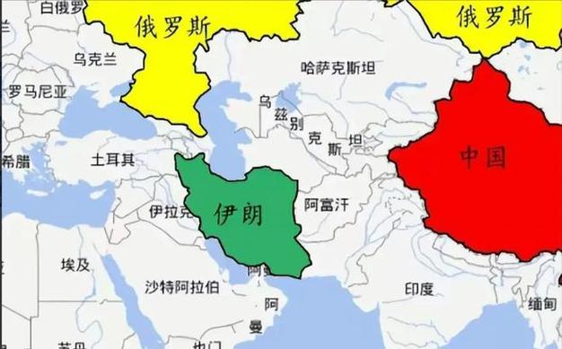 中国与伊朗地图截图