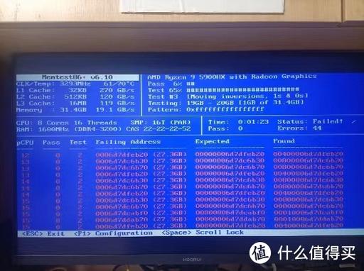 用memtest检测有错误图标