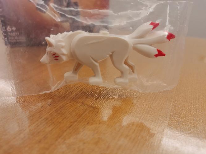 怎么用乐高拼一只狼图标