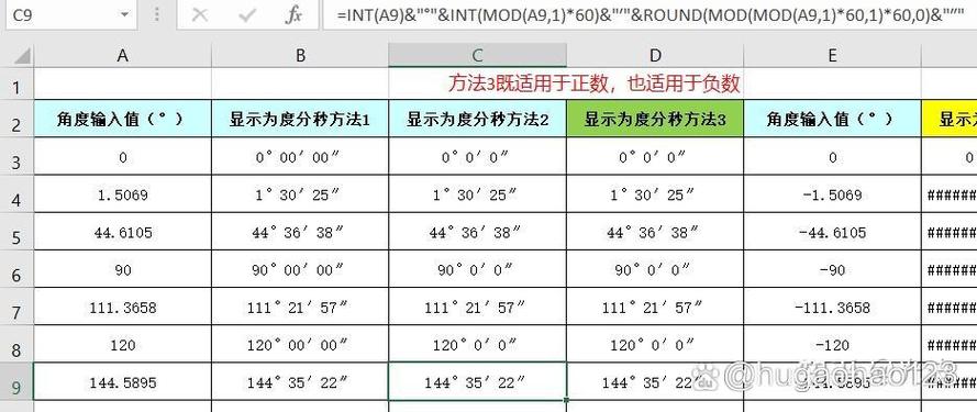 角度转度分秒