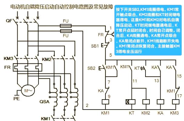 75kw自耦降压启动电路图图标