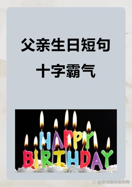 祝爸爸生日最火十句话图标