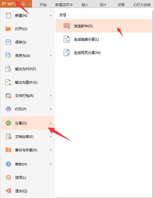 ppt制作完成后怎样发送给别人
