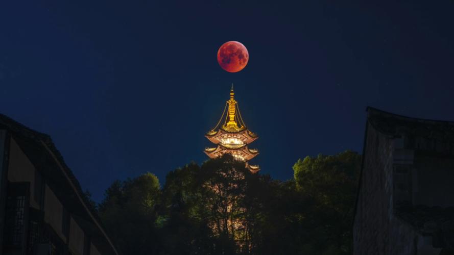 红月亮怎么拍好看图标