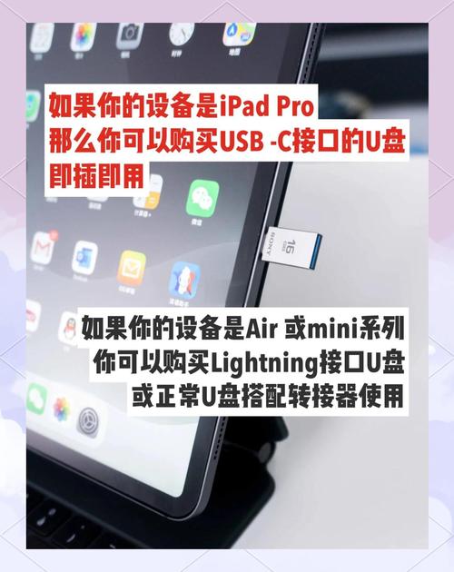 ipad插了u盘可以直接拔吗图标