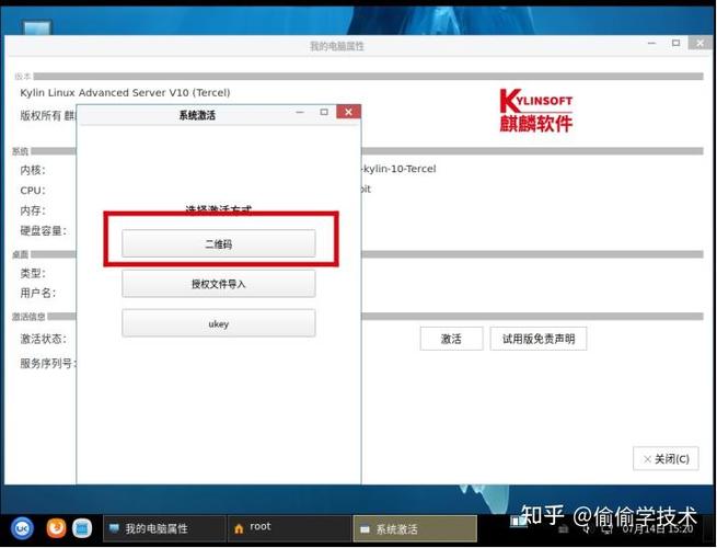 银河麒麟激活工具图标