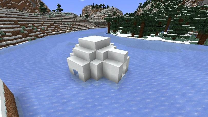 我的世界雪地房子设计截图