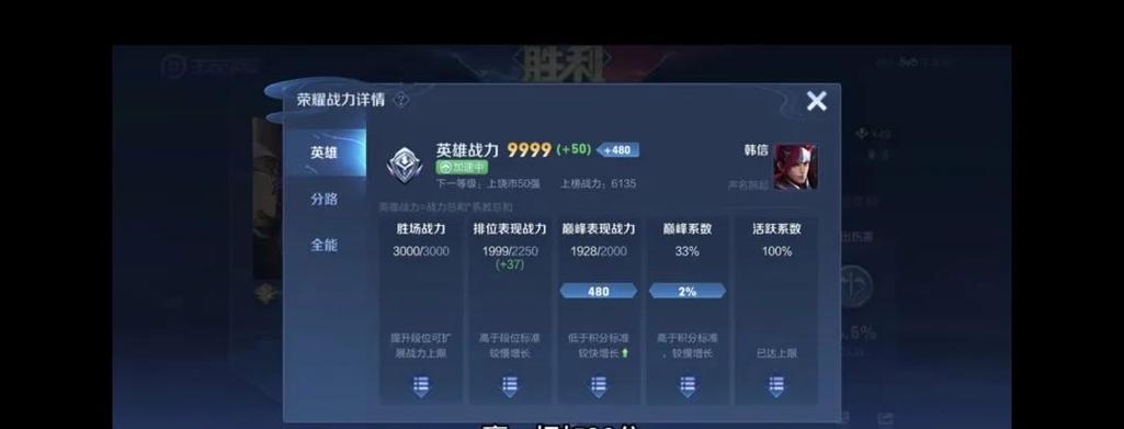 王者荣耀近期战力上限多少图标