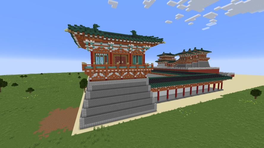 我的世界围墙建筑截图