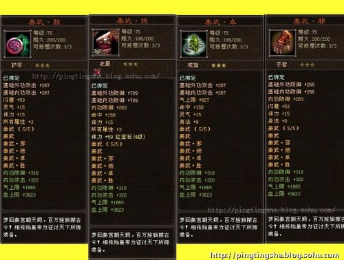 天龙八部套装介绍图标