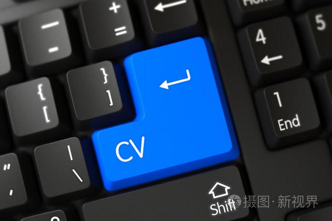 键盘上的蓝色按键