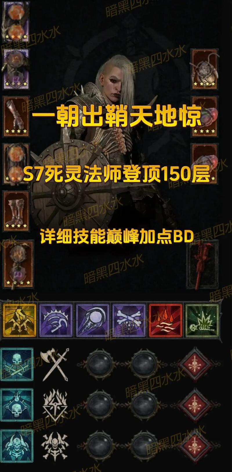暗黑2死灵法师属性加点图图标