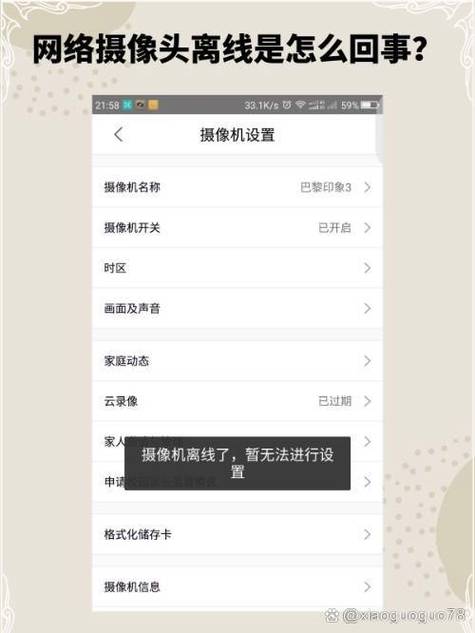 摄像头频繁掉线的原因图标