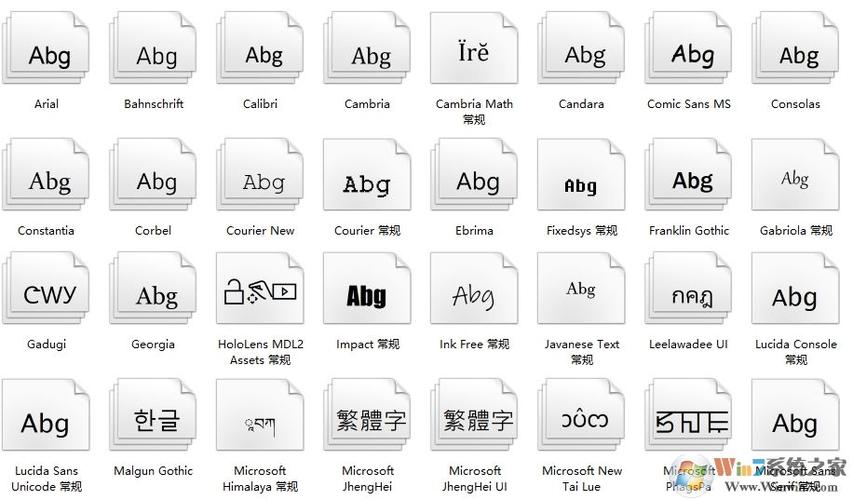 win7字体库下载图标