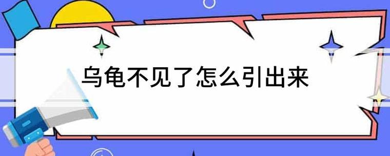 乌龟不见了怎么引出来