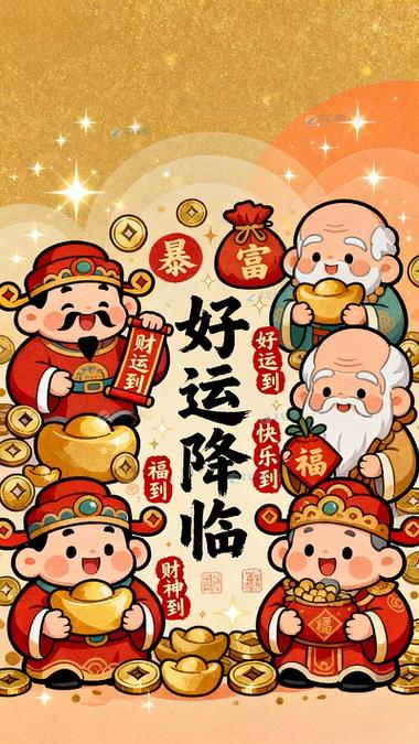 v media送好运图标