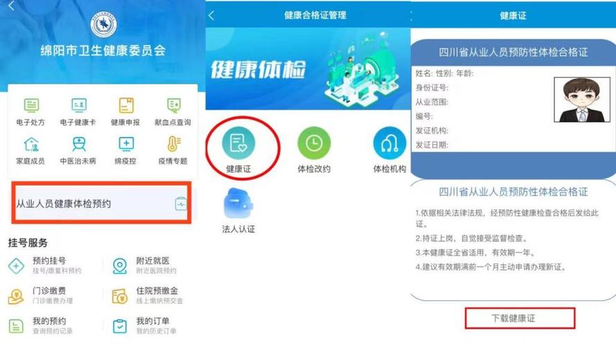 个人体检报告查询app截图