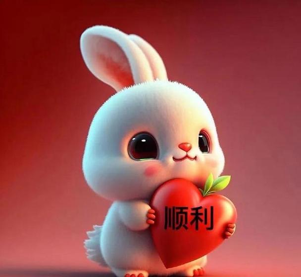 属兔的转运发财微信头像