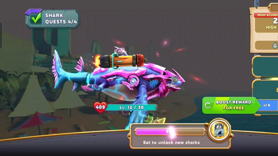 饥饿鲨世界量子鲨mod破解版截图