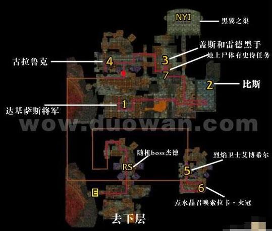 怀旧服黑上副本攻略图标