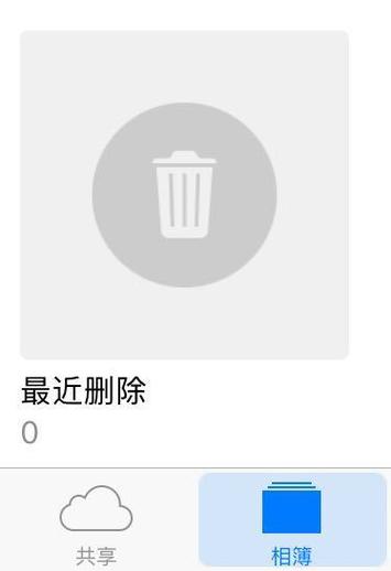 不小心清空了最近删除图标