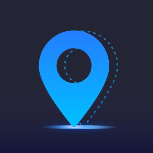 免费位置模拟图标
