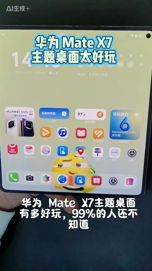 华为手机桌面布局图标
