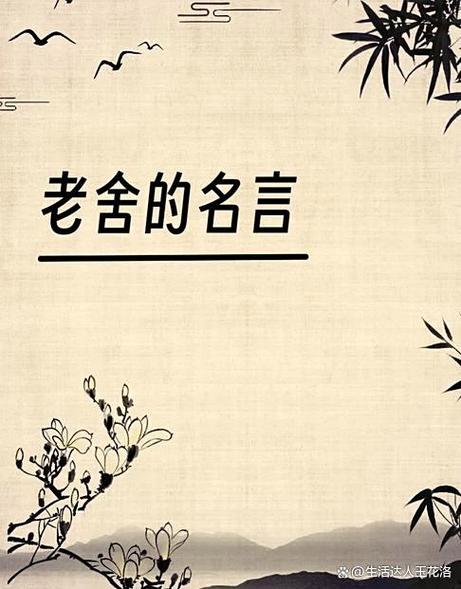 骆驼祥子的名言警句图标