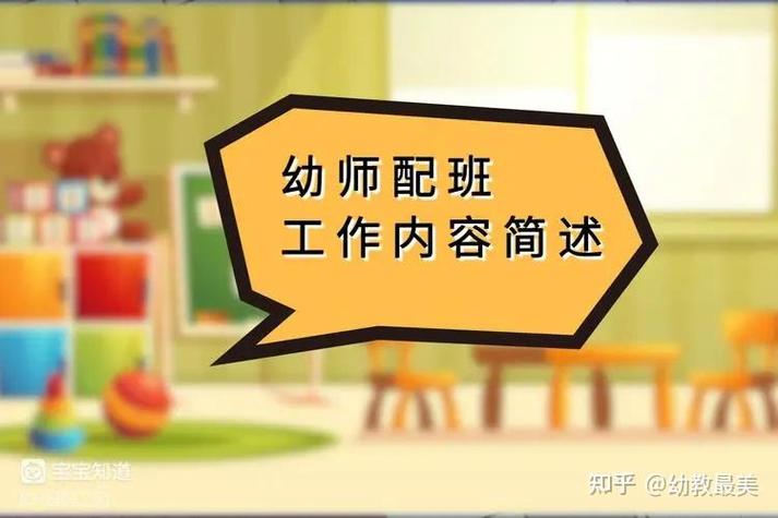 幼儿园配班老师职责图标