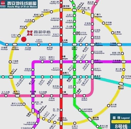西安地铁10个必去景点图标