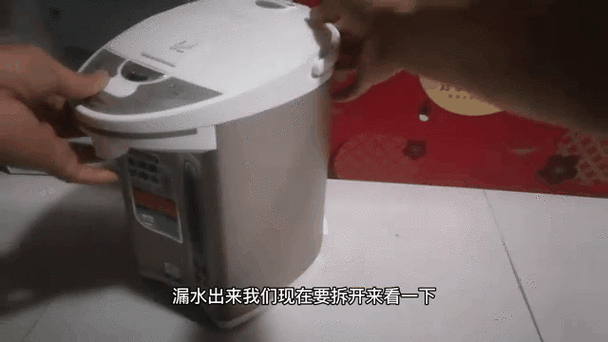 电热水瓶按不出水图标