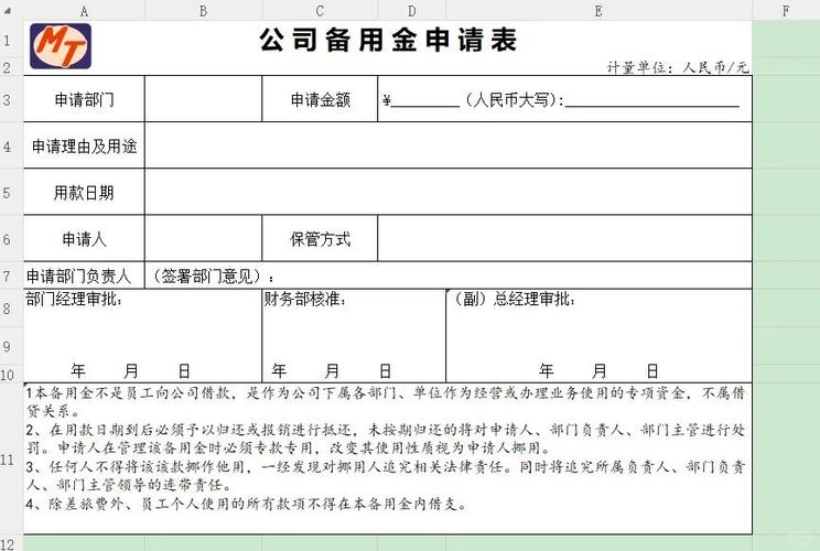 备用金审批流程图标