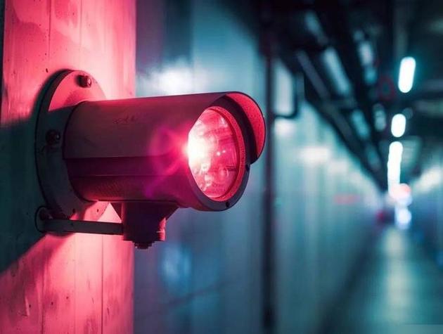 监控摄像头灯一直亮着绿灯图标