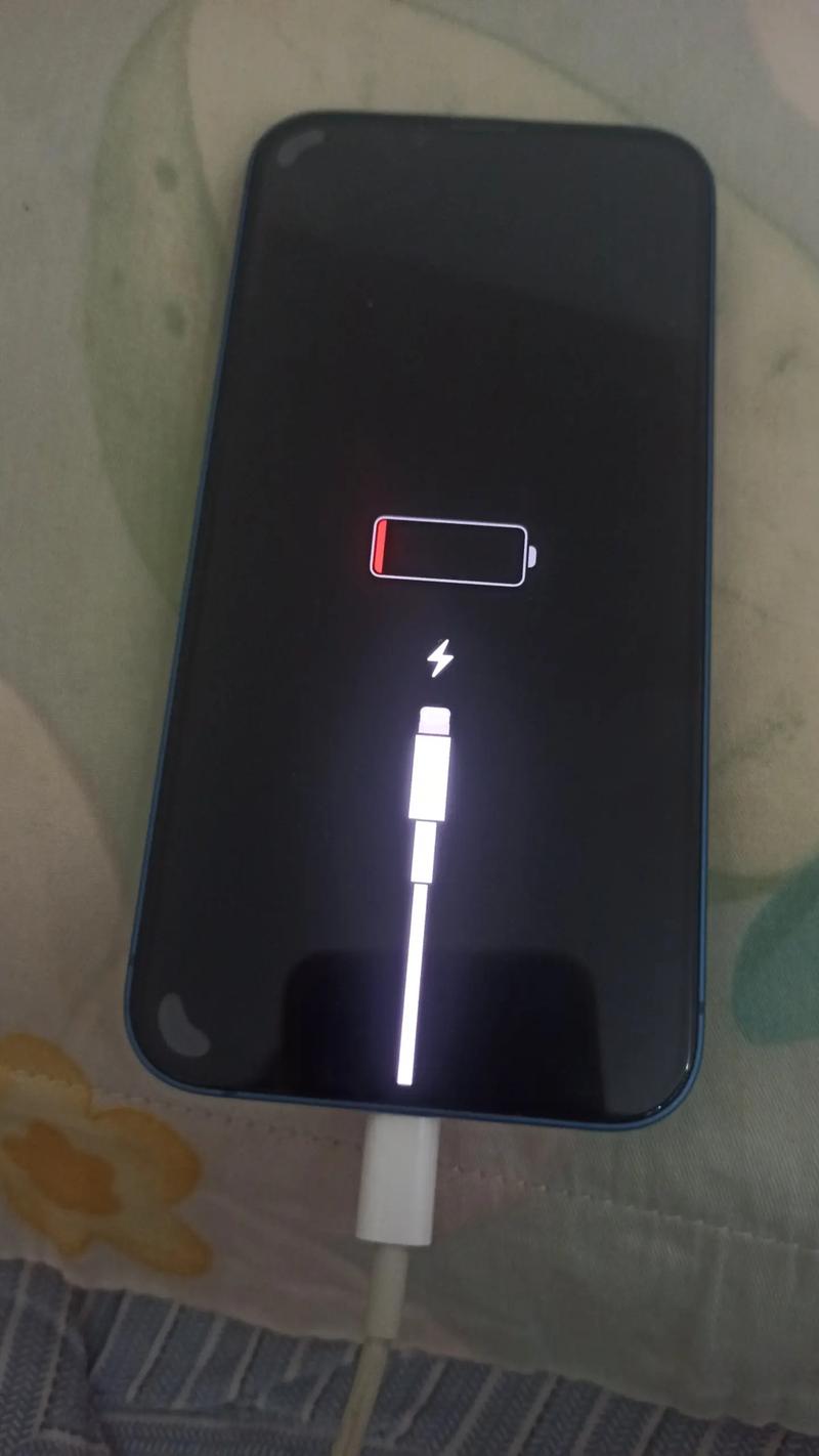 iphone充电没有充电标志图标