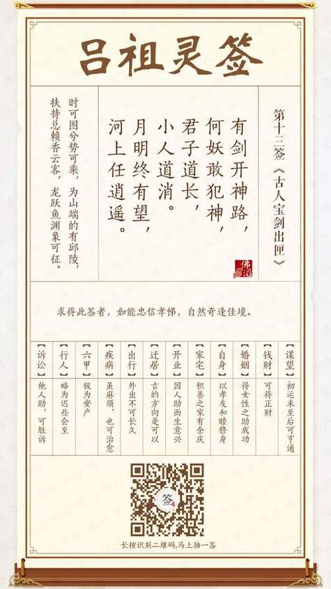 吕祖签文(免费抽签)图标