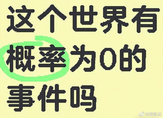 不可能事件的概率一定为零吗图标