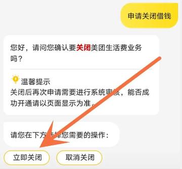 美团借钱开通了可以关闭吗图标
