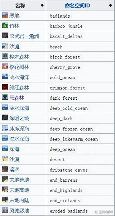 自定义生物群系有什么用图标