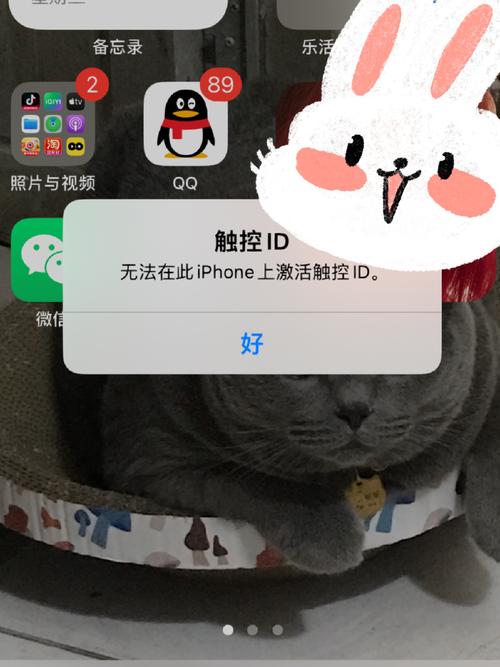 7P更换电池后触控ID失败截图