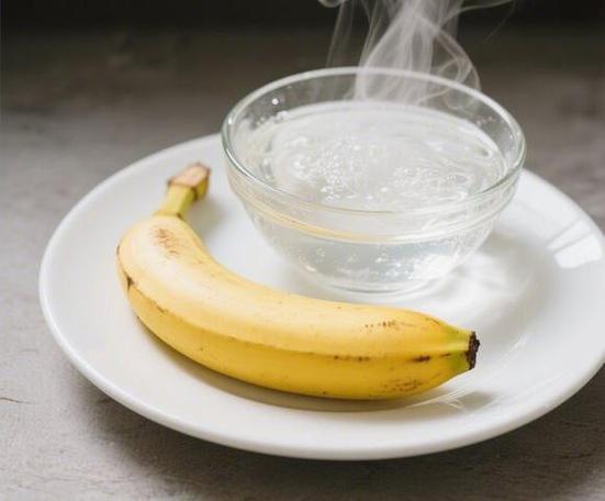 香蕉加温水榨汁是什么效果图标
