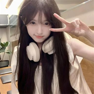 超温柔干净的女生头像图标