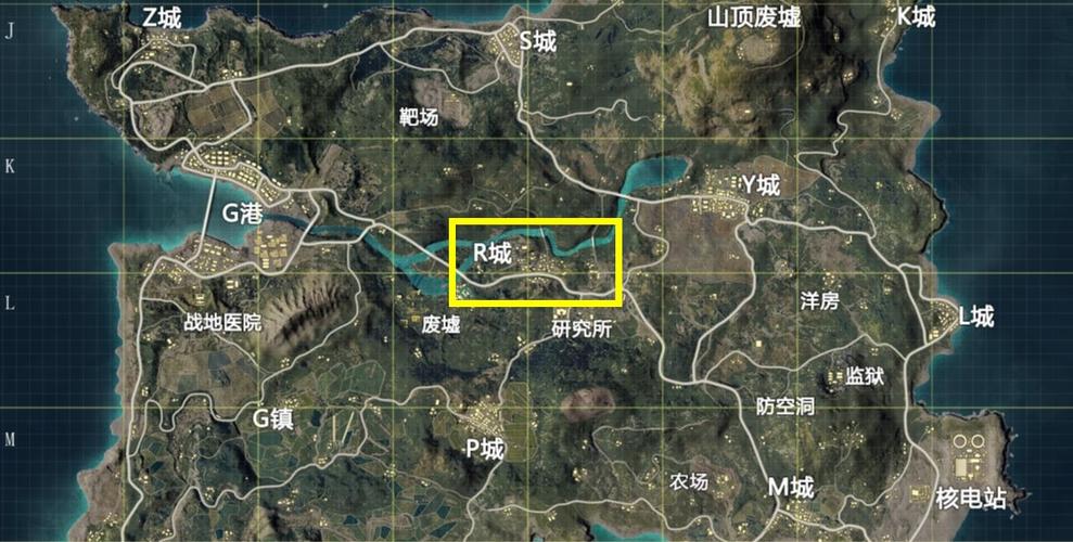 和平精英海岛地图图标