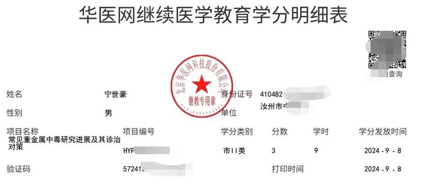 华医网证书已申请图标